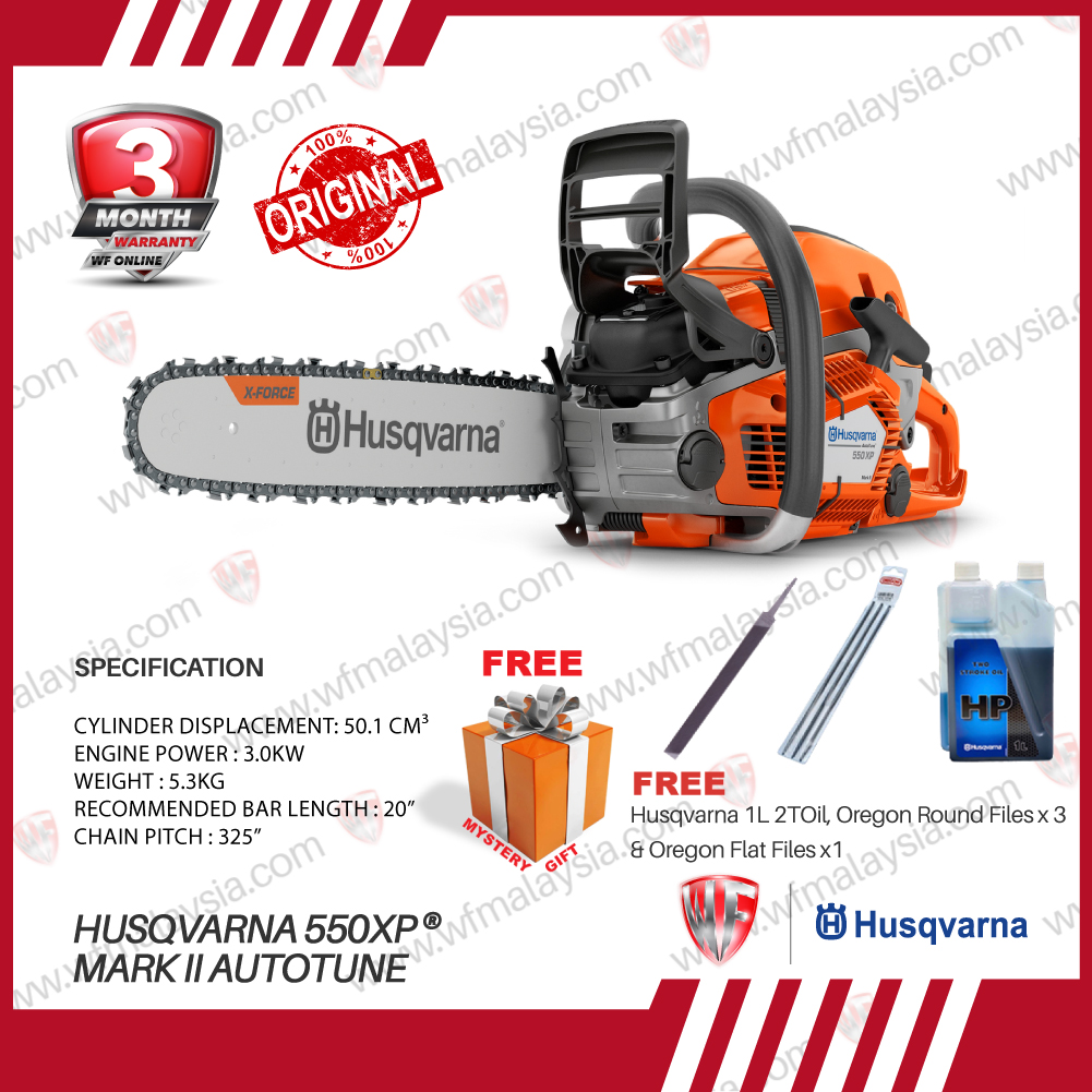 Husqvarna 550xp mark ii 50.1 cc gas chainsaw store